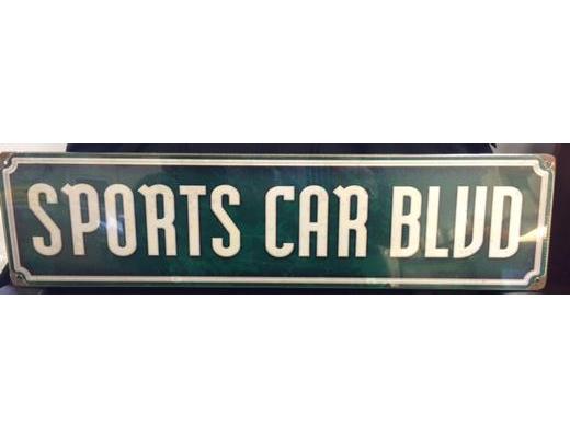 SPORTS CAR BLVD METAL SIGN : SIGNS>Vintage Tin Signs | GA374 | Diecast ...
