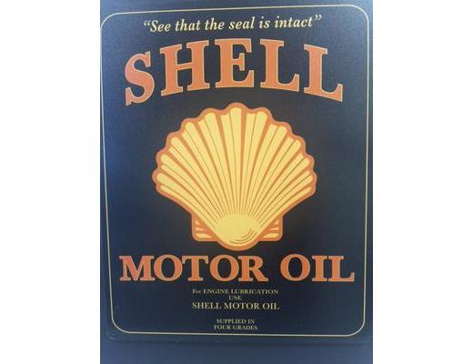 SHELL MOTOR OIL METAL SIGN : SIGNS>Vintage Tin Signs | TG814 | Diecast ...