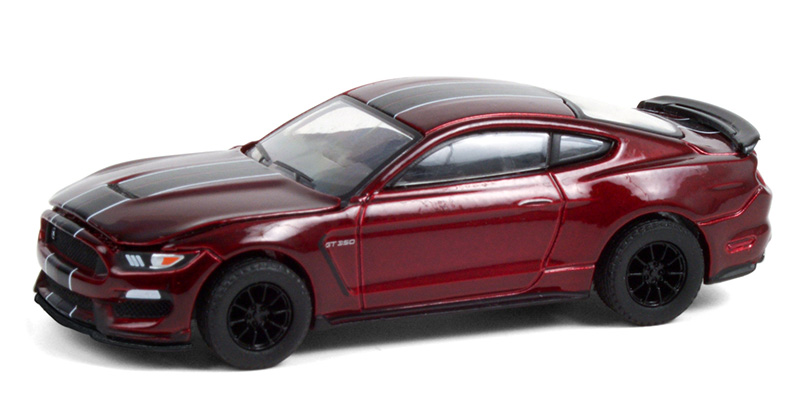2019 Ford Shelby GT350 - Ruby Red with Black Stripes | Diecast Depot