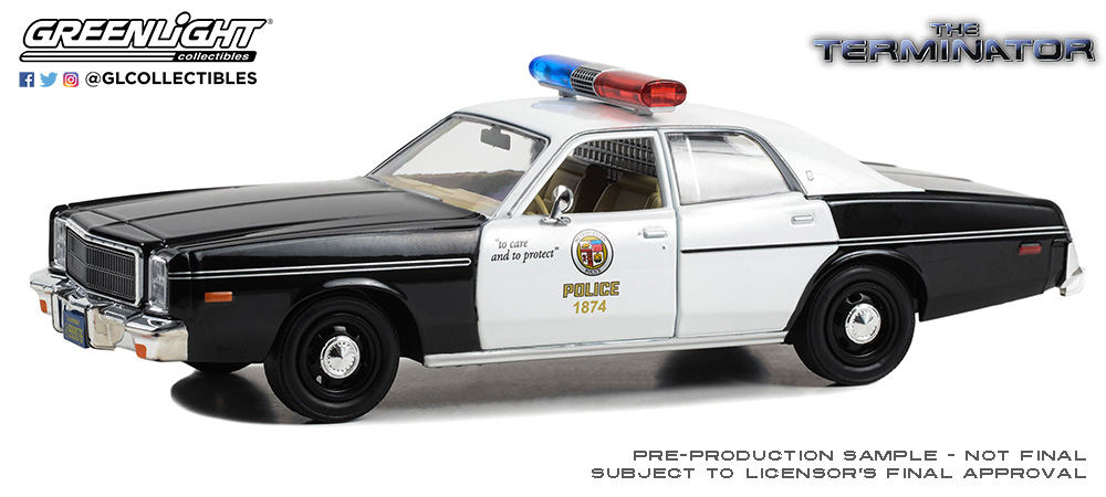 1977 PLYMOUTH FURY - METROPOLITAN POLICE - THE TERMINATOR (1984 ...