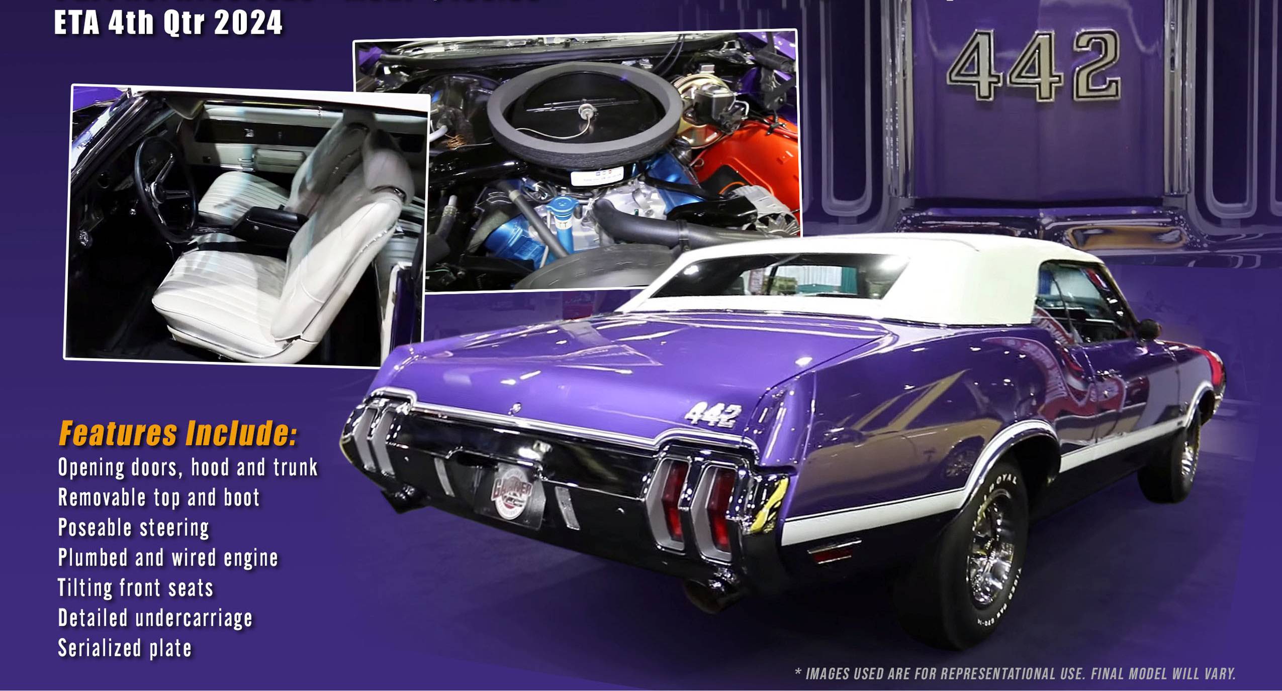 1970 Oldsmobile 442 W-30 in Special Order Paint Color Plum Crazy ...
