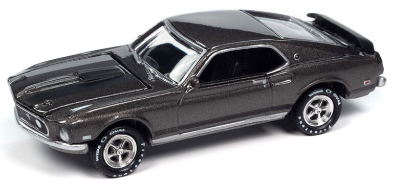 1969 Ford Mustang Mach 1 in Hitman Gray - John Wick | Diecast Depot